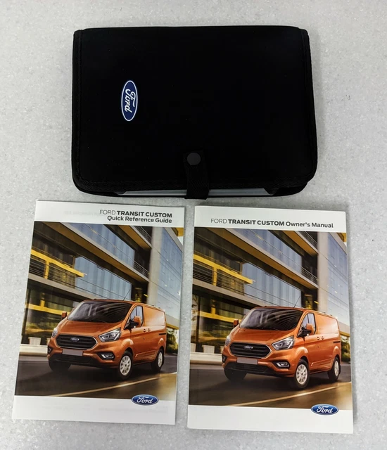 GENUINE FORD TRANSIT Custom 2017-2022 Owner's Handbook Manual Pack EUR ...