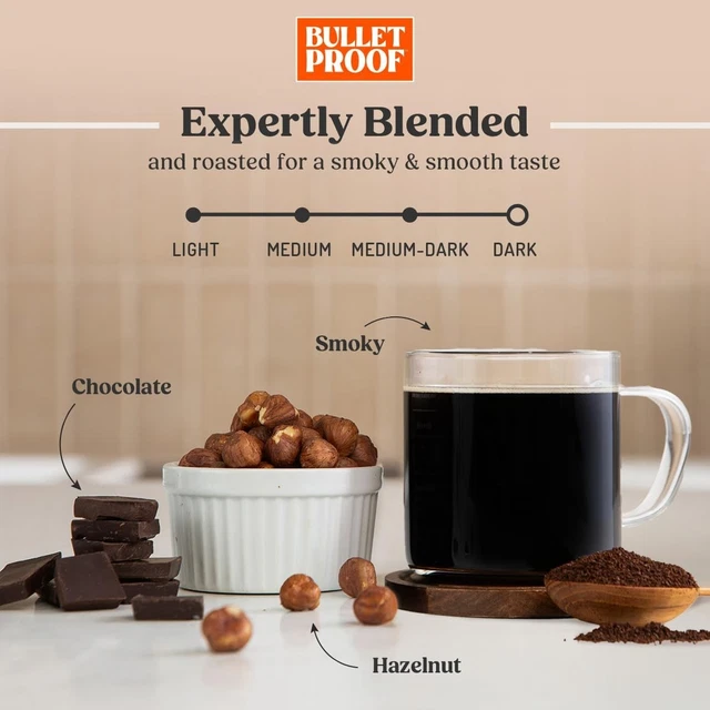 BULLETPROOF 'FRENCH KICK' Dark Roast Ground Coffee 340g £28.87 ...