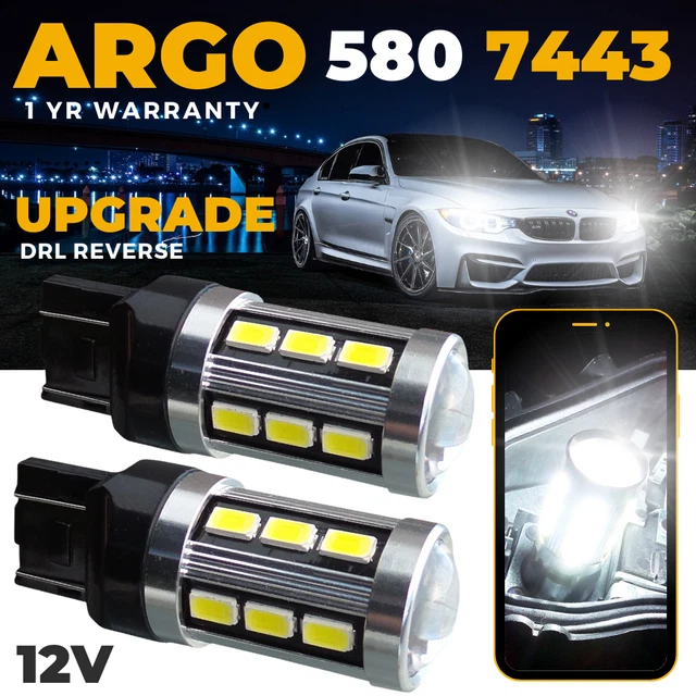FOR VW POLO 6R DRL Daytime Running Lights Led White Bulbs 2010-2015 TDI ...