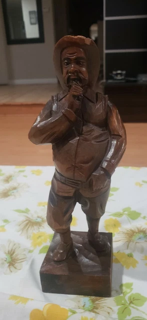 VINTAGE OURO CARVED Wooden Man Made In Spain £40.99 - PicClick UK