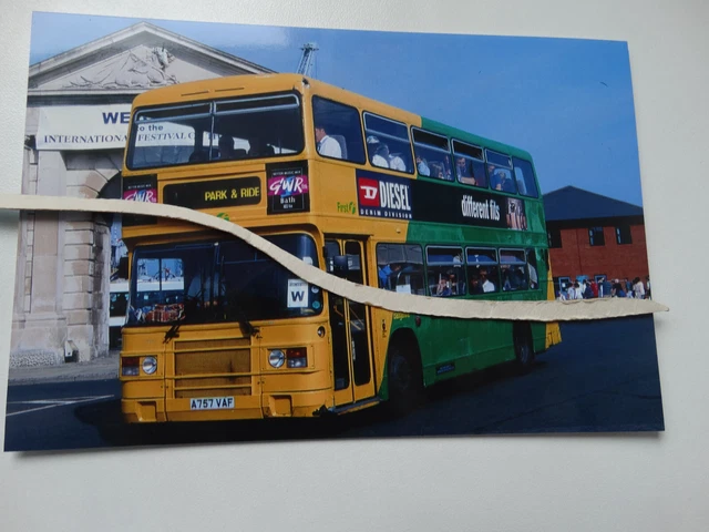 BUS PHOTOGRAPH: BADGERLINE A757 VAF ex Western National £1.64 - PicClick UK