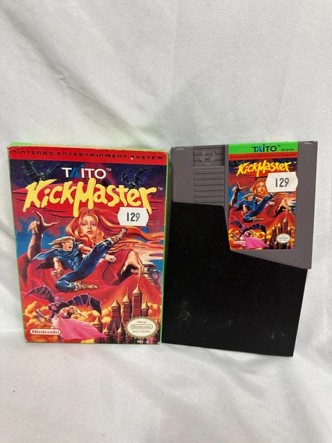 KICK MASTER NINTENDO NES Original GAME & BOX, NO MANUAL, Authentic ...