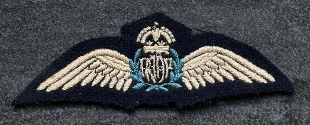 GENUINE WW2 RAAF Royal Australian Air Force Pilots Wing Cloth Badge £80 ...