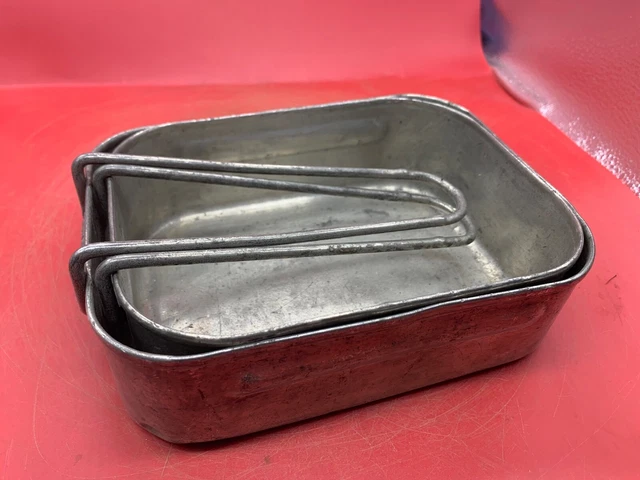 ORIGINAL 2. WELTKRIEG britische Armee Soldaten Messblech Set ...