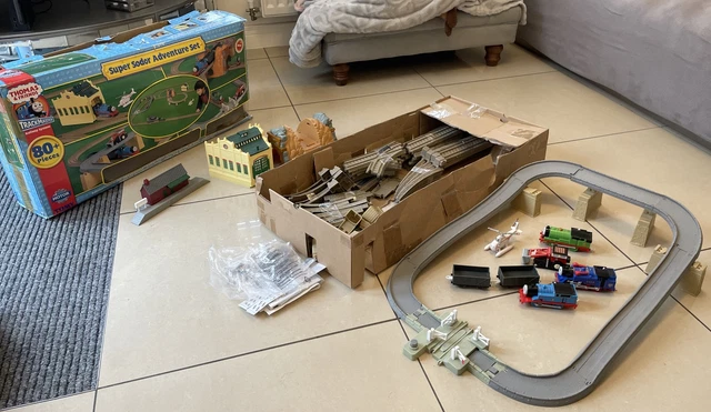 THOMAS THE TANK Engine Super Sodor Adventure Set Plus Belle Trackmaster ...