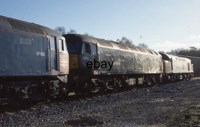35MM RAILWAY SLIDE - BR Diesel Electric Class 47. 47853, 47815, 40145 ...
