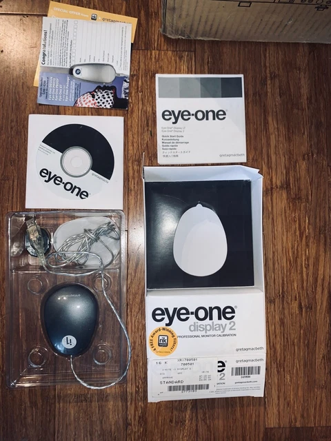 EYE ONE DISPLAY 2 Professional Monitor Calibration Correction x-rite PC ...