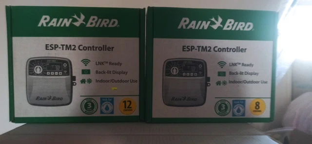 RAIN BIRD PROGRAMMATOR 8 Zone ESP TM2 trasf. ESTERNO 24volt compatibile ...