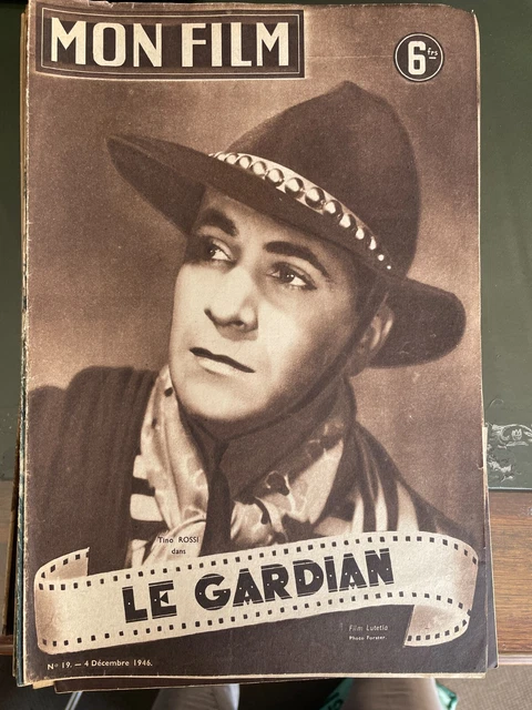 MON FILM 1946 Le Gardian Tino Rossi EUR 4,99 - PicClick FR MON FILM 1946 Le Gardian Tino Rossi EUR 4,99 - PicClick FR