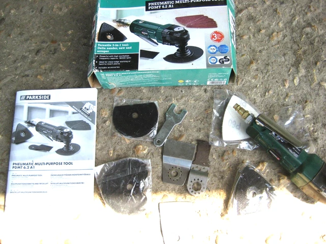 PARKSIDE PNEUMATIC MULTI purpose tool PDMT 6.2 Air tool £20.00 ...