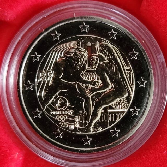 2 EURO FRANKREICH 2024 Gedenkmünze Olympia Paris 2024 stgl./unz EUR 11,50 - PicClick DE