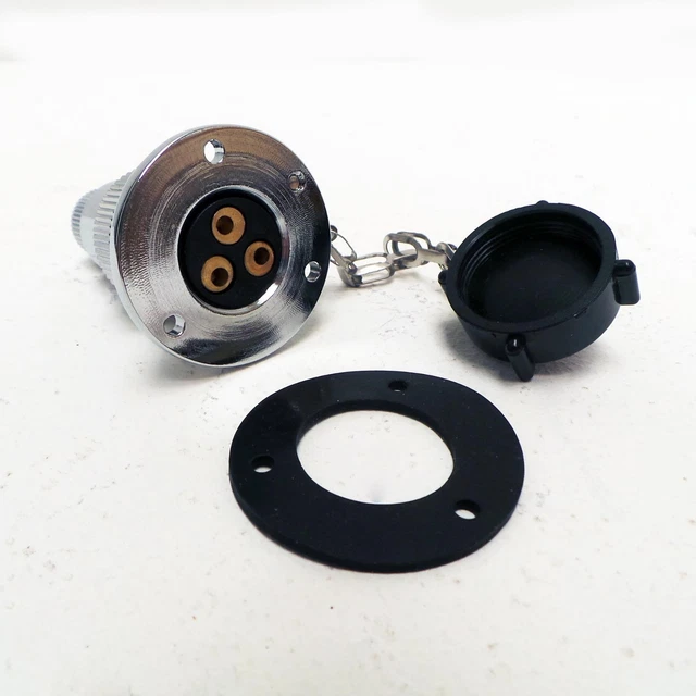 WASSERDICHTER ELEKTRISCHER STECKER und Steckschlüssel Deck Stecker 3 ...