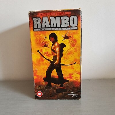 RAMBO - THE Trilogy VHS Box Set (2000) - 078 713 EUR 14,05 - PicClick IT