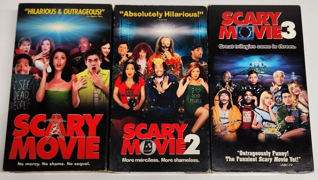 SCARY MOVIE TRILOGY (2000-2003) Horror Comedy VHS Lot £26.38 - PicClick UK