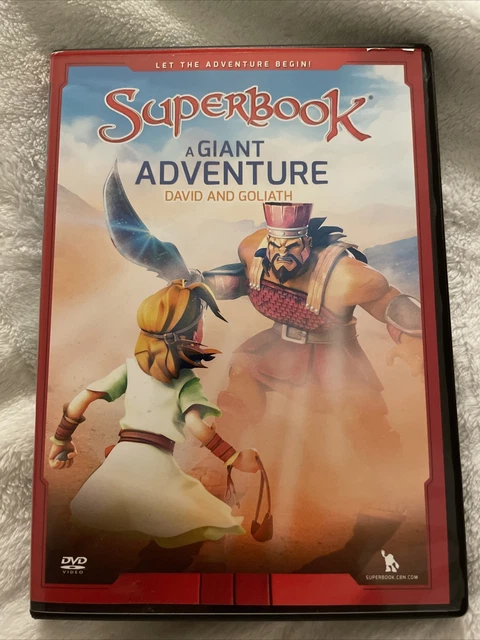 SUPERBOOK A GIANT Adventure - David et Goliath - Chris, Joy, Gizmo NEUF ...