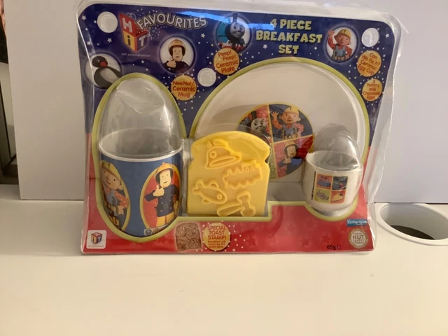 FIREMAN SAM THOMAS the tank engine bob the builder pingu breakfast set ...