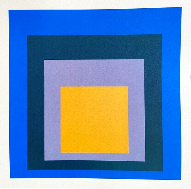 JOSEF ALBERS LITHOGRAPH (Piet Mondrian-Mark Rothko-Joan Miro Sculptures ...