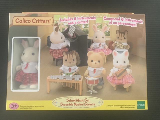 CALICO CRITTERS INCLUDE 6 strumenti con un set di accessori musicali ...