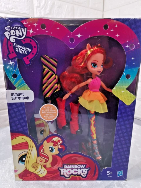 MY LITTLE PONY Equestria Girls Rainbow Rocks Sunset Shimmer Doll Boxed ...