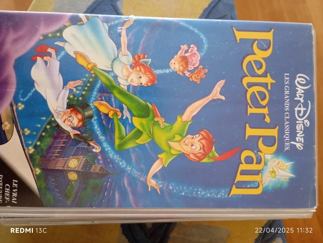 VHS PETER PAN - Collection Les Grands Classiques Walt Disney - VF EUR 1,00 - PicClick FR