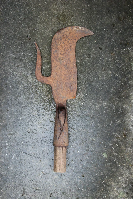 OUTIL ANCIEN EN fer forgé. XIXe ou avant. EUR 35,00 - PicClick FR