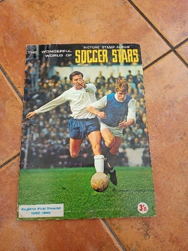 FKS WONDERFUL WORLD Of SOCCER STARS 1968/1969 - COMPLETE Sticker Album ...