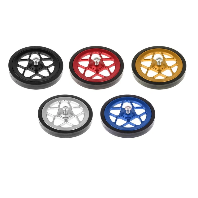 FOLDING BIKE EASY Wheel Easywheel Stable 80mm Replacement Push Wheel ...