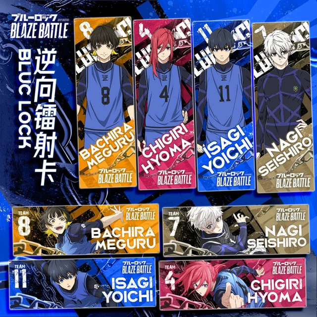 BLUE LOCK BOOKMARK Counterfoil two-sided Laser Ticket Anime Gift ...