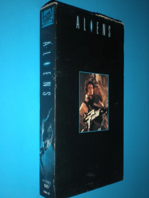 ALIENS VHS HORROR Sci-Fi Sigourney Weaver James Cameron CBS Fox Video ...