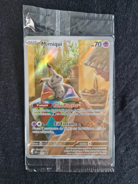 CARTE POKÉMON MIMIQUI SVP075 scellée PROMO EV4.5 destinées de paldéa FR neuf EUR 4,50 - PicClick FR