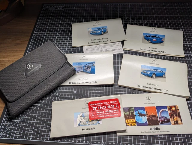ORIGINAL MERCEDES BENZ CLK W208 Anleitung & Serviceheft Bordmappe ...