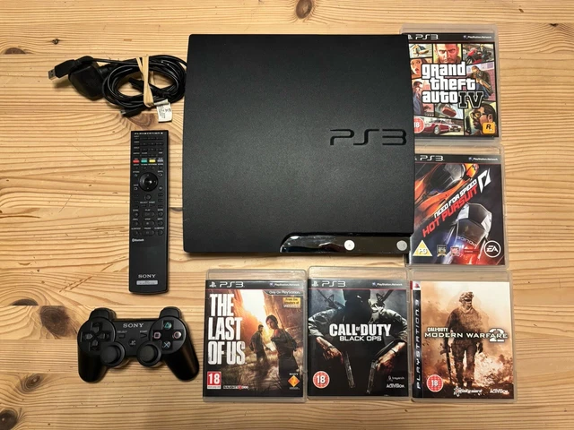 SONY PLAYSTATION 3 PS3 Slim 160GB Console with controller, Bluray ...