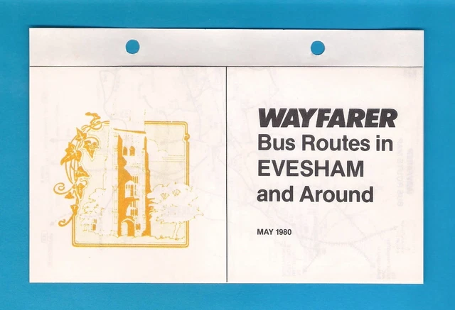 MIDLAND RED ROUTE Map ~ Wayfarer - Bus Routes in and around Evesham ...