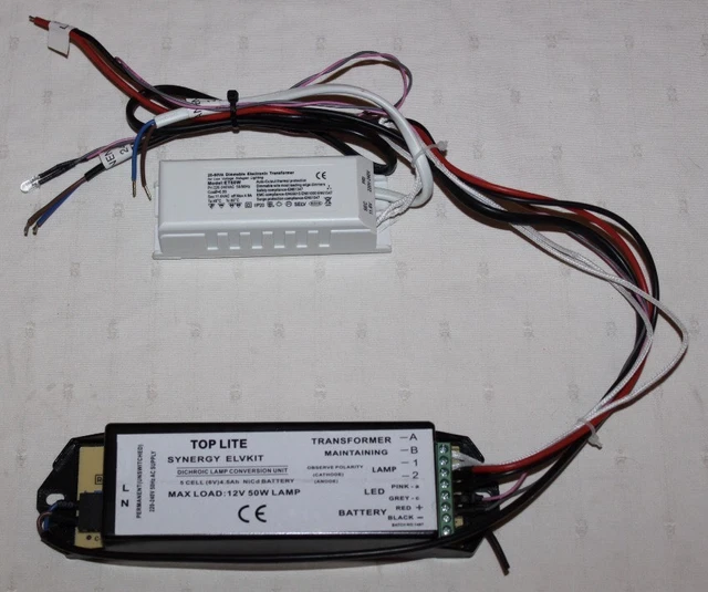 TOP LITE SYNERGY Emergency Lighting Transformer Kit - ET60W & ELVKIT ...