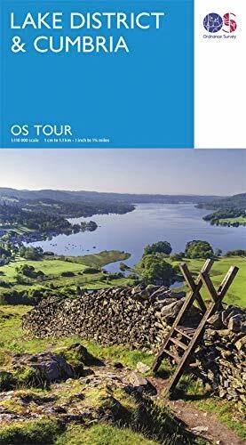LAKE DISTRICT & Cumbria (OS Tour Karte) Von Ordnance Survey,Neues Buch ...