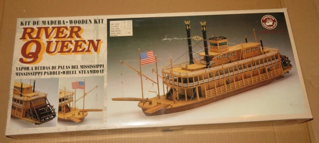 CONSTRUCTO RIVER QUEEN Wooden Wood Ship Model Kit 1:80 scale $74.99 ...