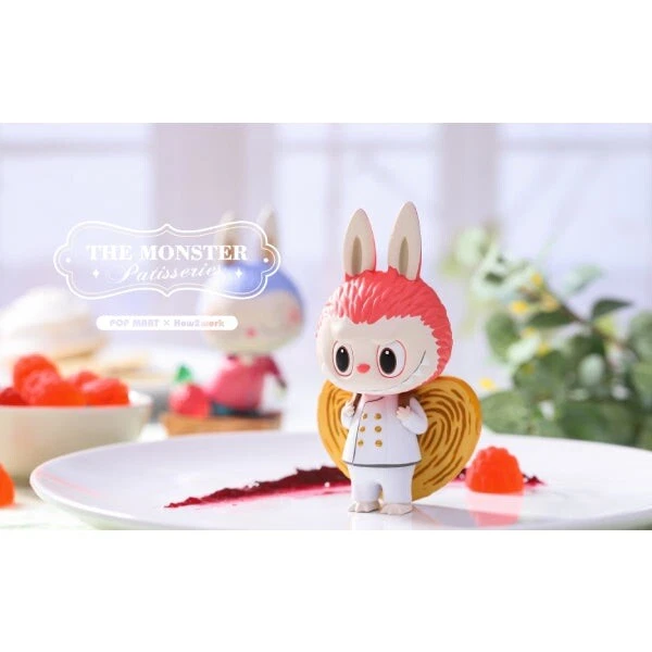 POP MART LABUBU Zimomo The Monsters Patisserie Petite Palmier BlackPink ...