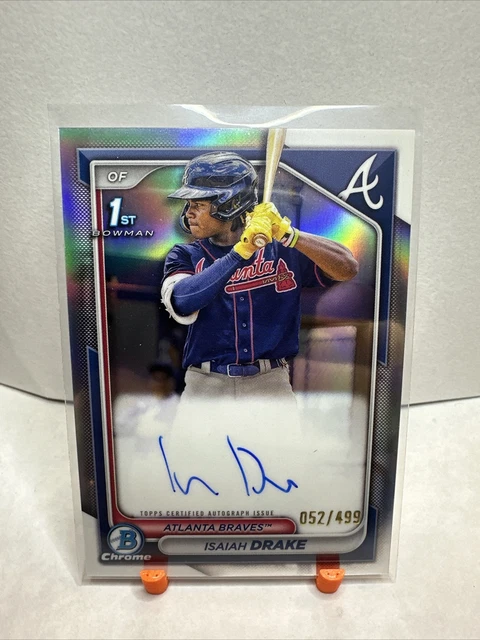 BOWMAN #CPA-ID ISAIAH Drake 2024 primer refractor automático/499 ...