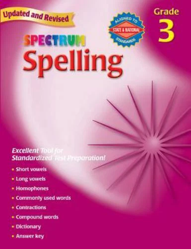 SPELLING GRADE 3 By Spectrum 5 66 PicClick spelling-grade-3-by-spectrum-5-66-picclick