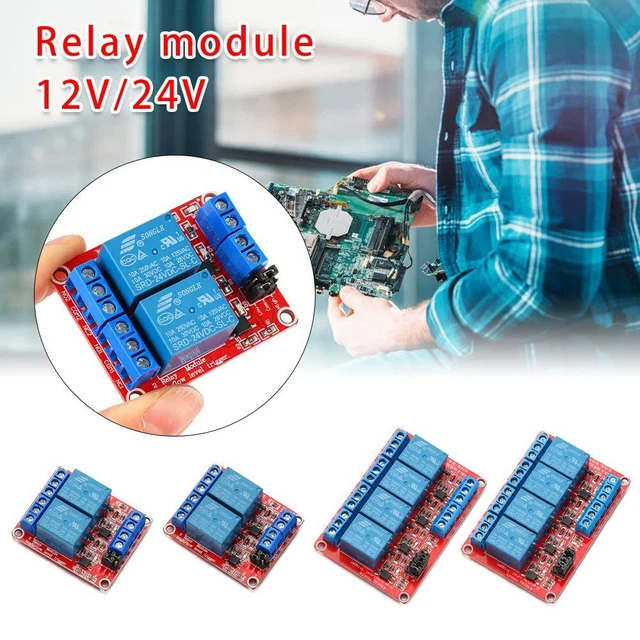 ARDUINO DC 30V 12V/24V Optocoupler Relay Module Opto isolator Trigger ...