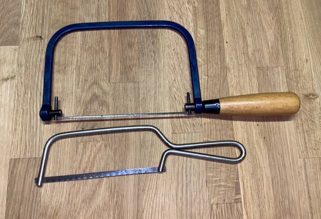 VINTAGE ECLIPSE COPING SAW No7CP & HACKSAW CARPENTER JOINER WOODWORK ...