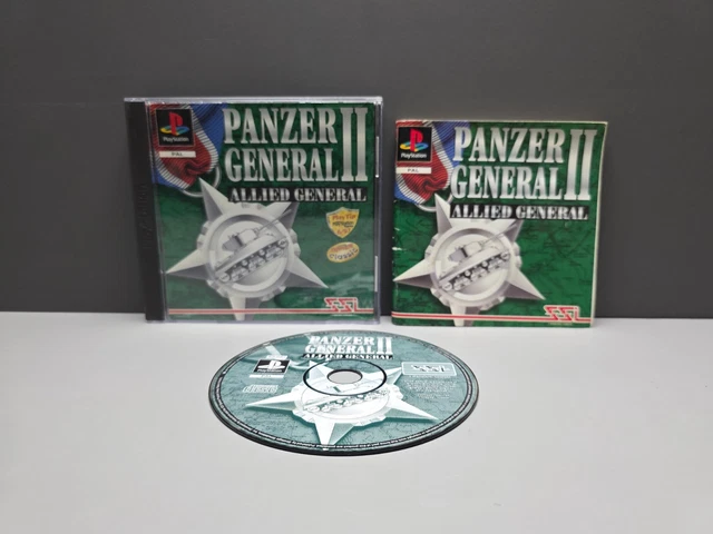 PANZER GENERAL II (2) Allied General Sony Playstation 1 Pal Cib Psx ...