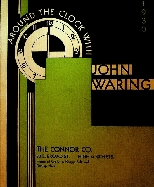 JOHN WARING 1930 Fashion Booklet Alfred Decker & Cohn Society Brand ...