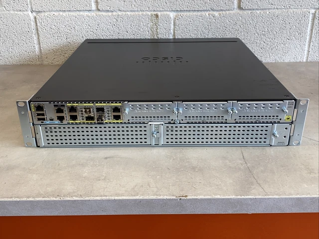CISCO ISR4451-X/K9 V07 4400 Series Integrated Services Router w/ 2x ...
