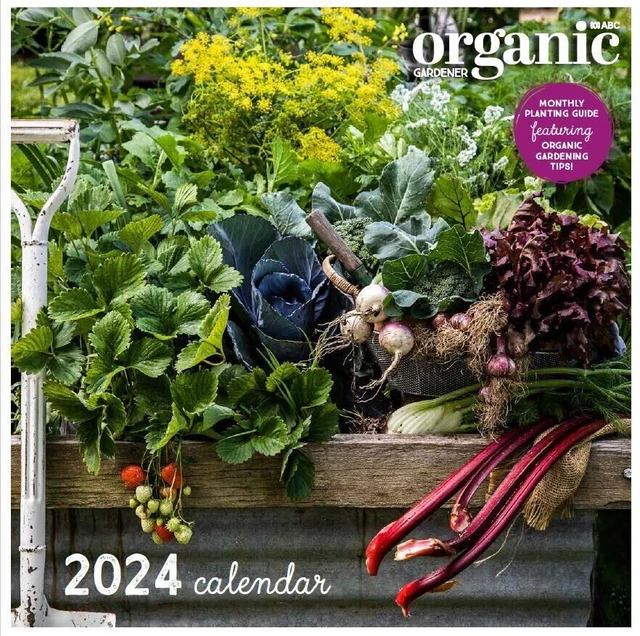 2024 ABC ORGANIC Gardener Wall Square Calendar Planner 30.5 x 30.5cm ...