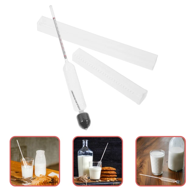 HOME LACTOMETER HYDROMETER Milk Whey Scale Lactometer Measuring Degree ...