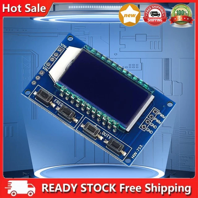 SIGNAL GENERATOR PWM Board Module XY-LPWM Module Board 1Hz-150KHz LCD ... SIGNAL GENERATOR PWM Board Module XY-LPWM Module Board 1Hz-150KHz LCD ...
