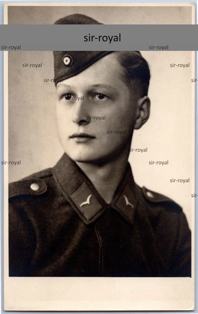 ESSEN ADOLF HITLER Str. - Luftwaffe Soldat Portrait - RPPC - WK2 Foto ...