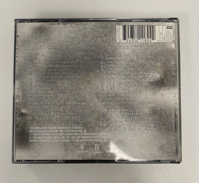 GANG STARR - Full Clip: A Decade of Gang Starr 2 CD East Cost Golden ...