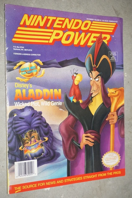 NINTENDO POWER VOLUME 55 Aladdin Magazine GREAT w/ Poster £26.72 ...
